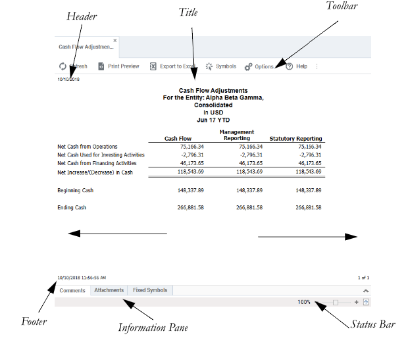 Working with reports – Longview
